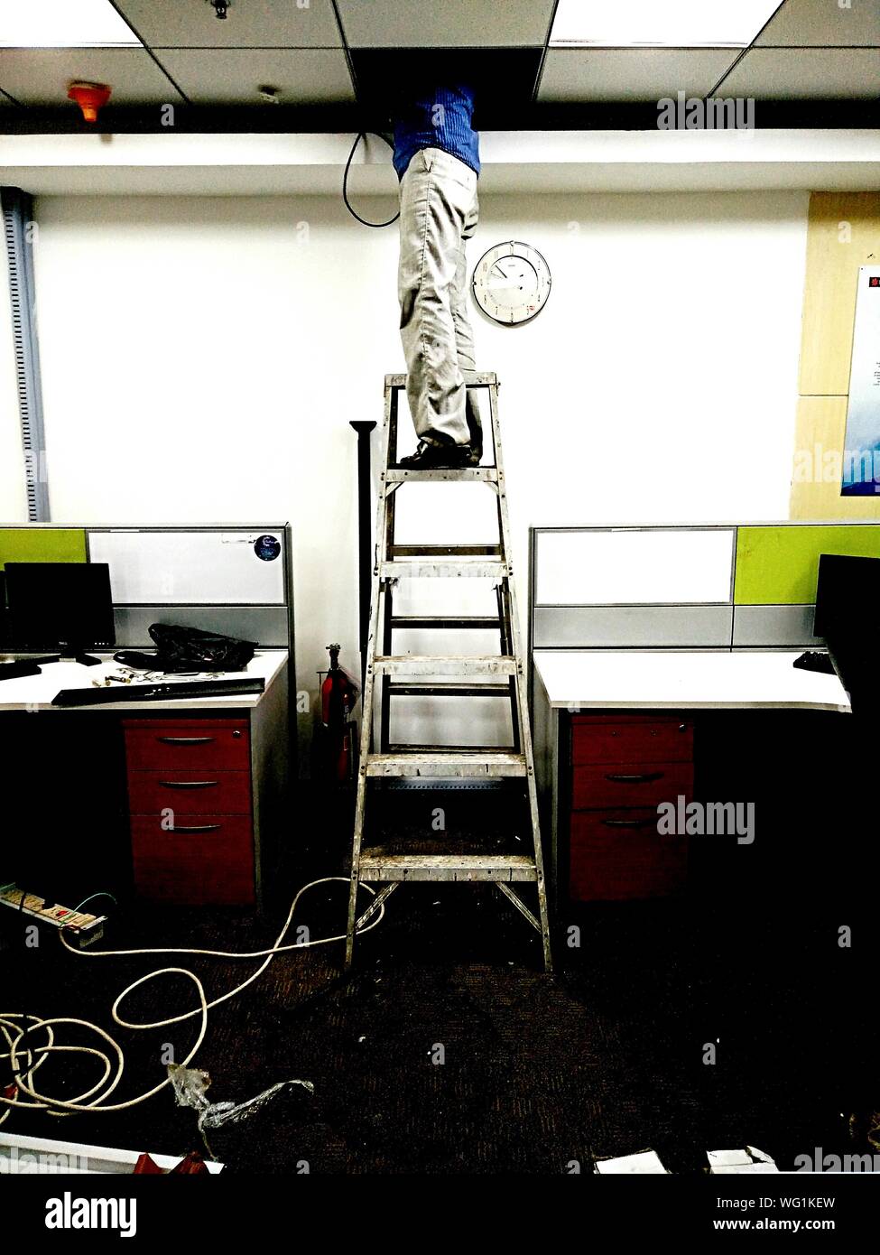 Office ladder hi-res stock photography and images - Alamy