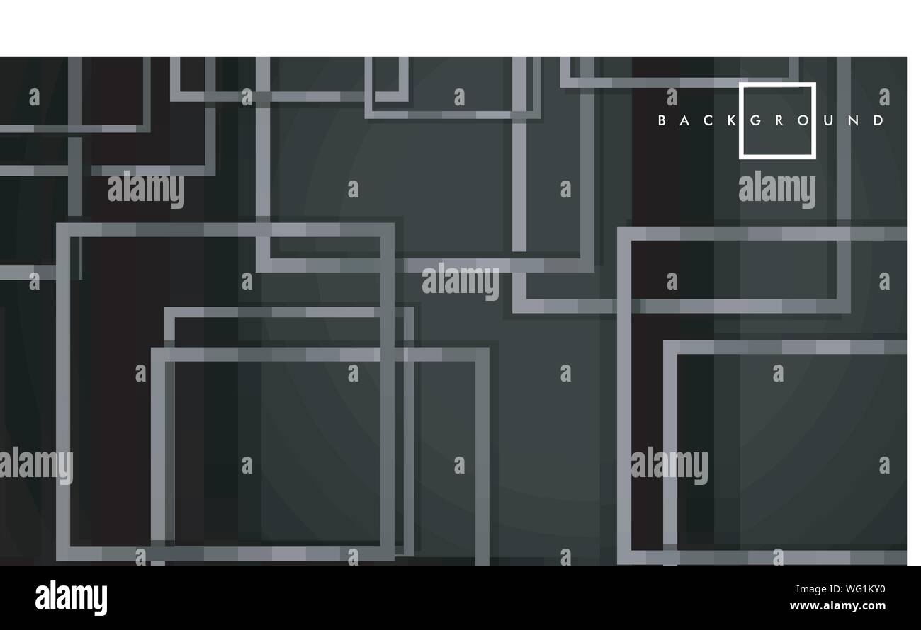 Vector Modern Abstract Squares Backgrounds . with a black and gray ...