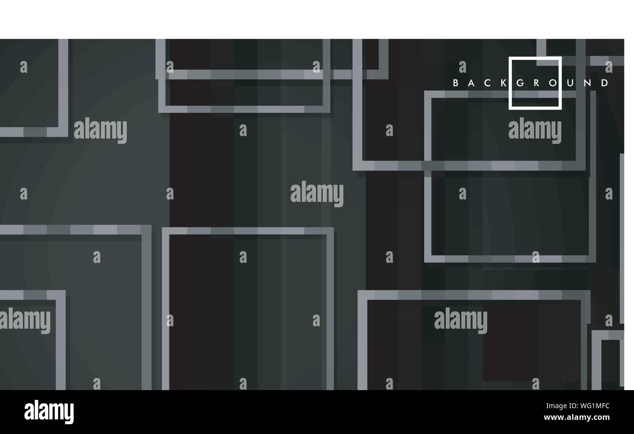 Abstract metal vector background with luxurious shiny grey square Stock ...