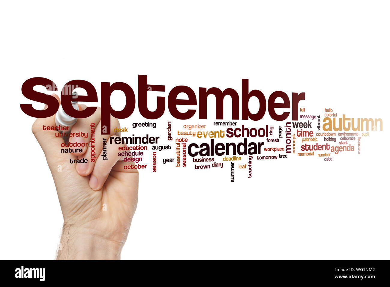 August cloud concept hi-res stock photography and images - Alamy