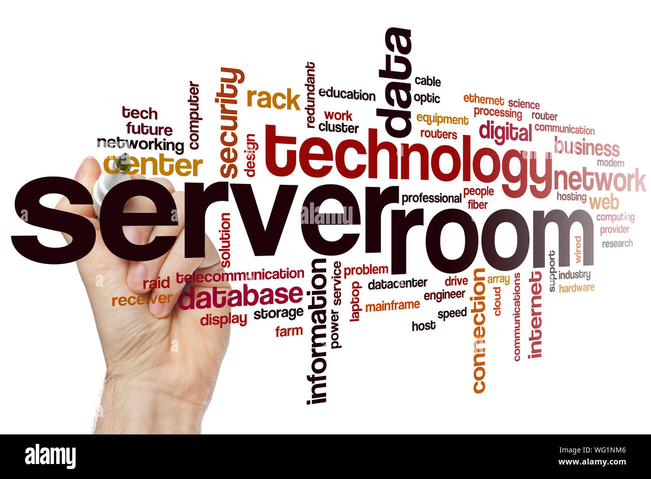 Modern datacenter cloud computing concept Cut Out Stock Images ...