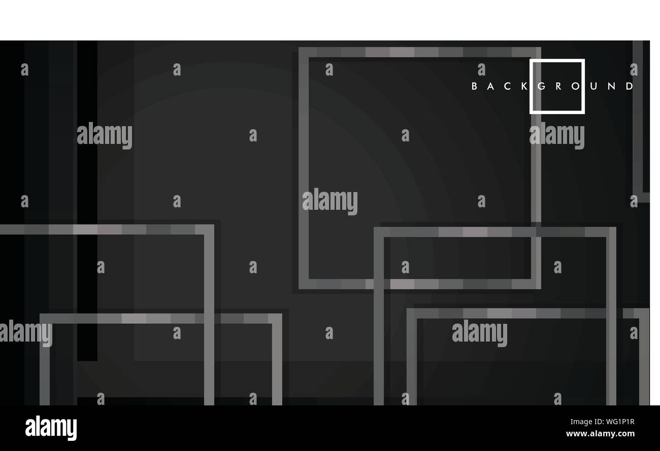 Abstract metal vector background with luxurious shiny grey square Stock ...