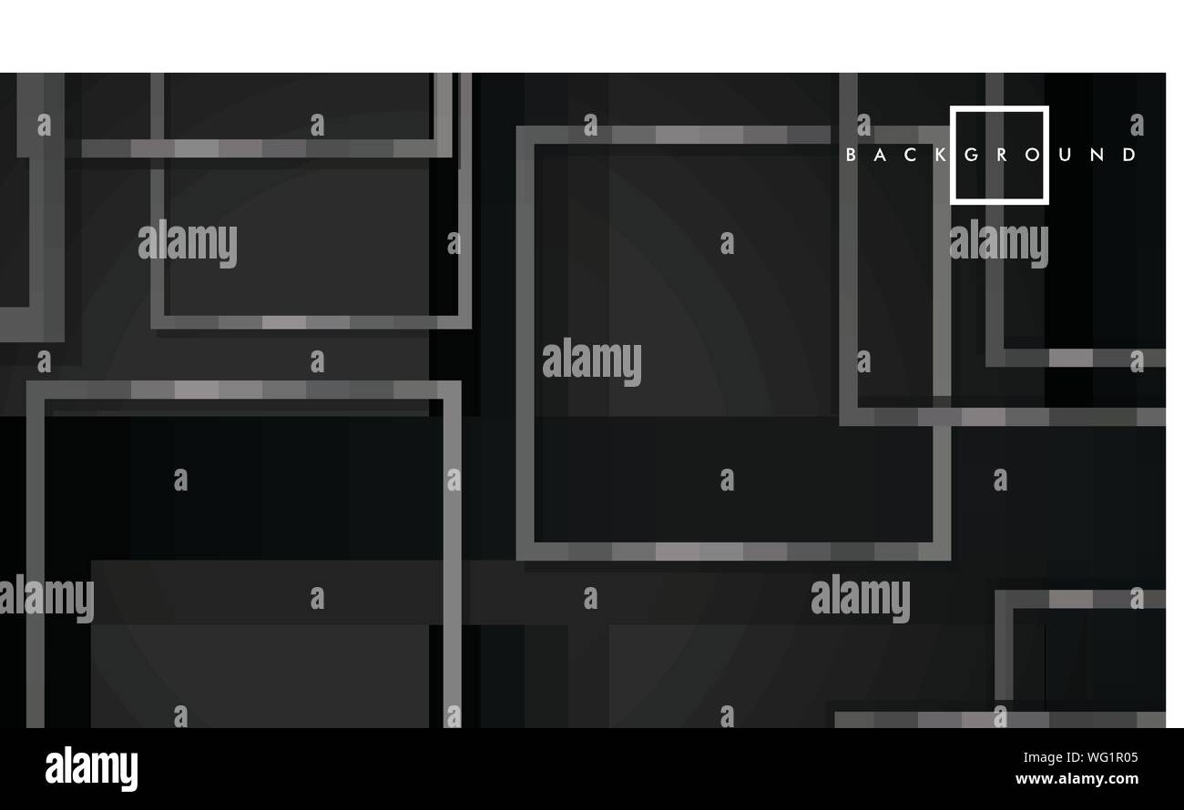 Abstract metal vector background with luxurious shiny grey square Stock ...