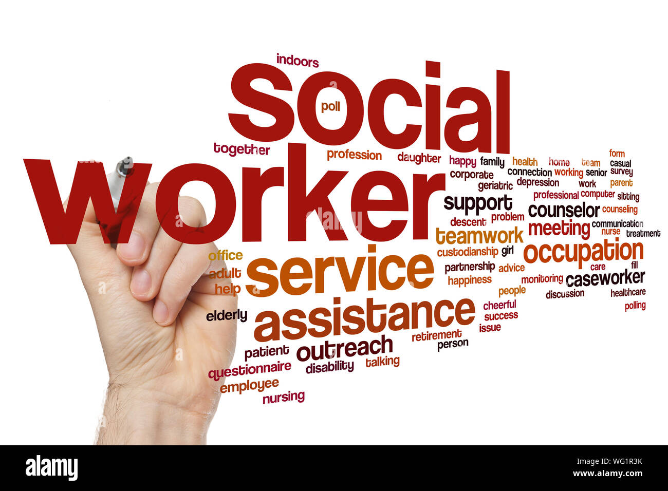 Social Worker At Work Clipart
