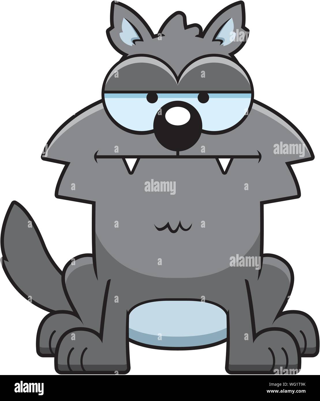 Relaxed wolf Stock Vector Images - Alamy