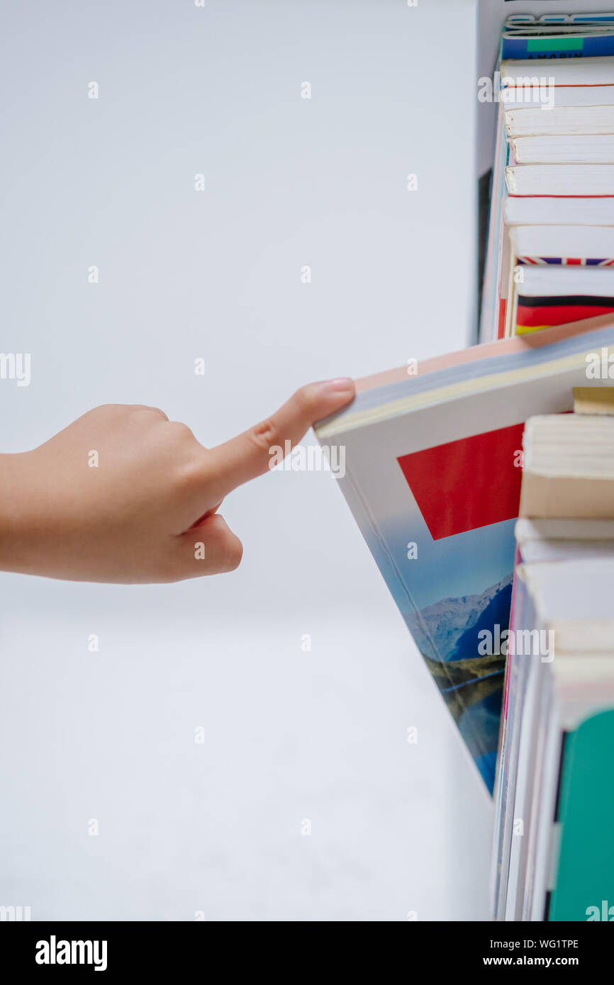 One book on shelf hi-res stock photography and images - Alamy