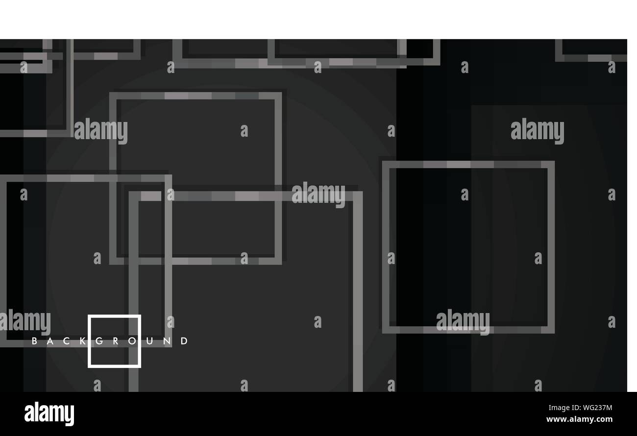 Abstract metal vector background with luxurious shiny grey square Stock ...