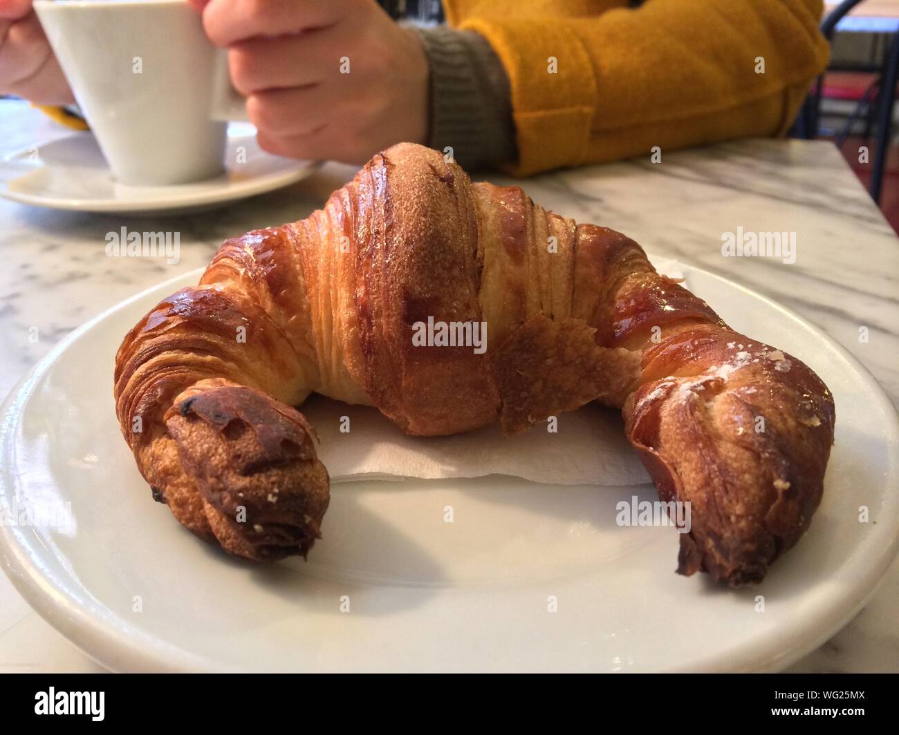 Real french croissant hi-res stock photography and images - Alamy