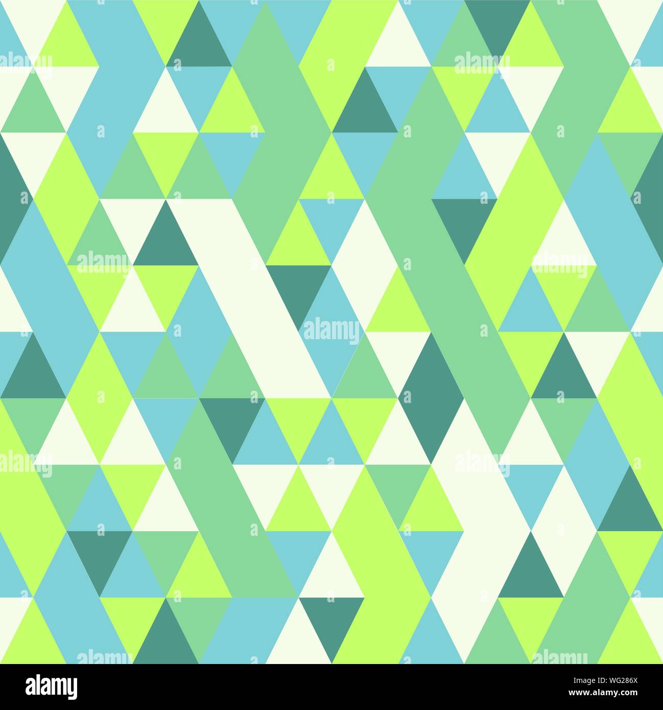 Seamless colorful abstract triangles pattern. Retro background of geometric shapes. Bright ...