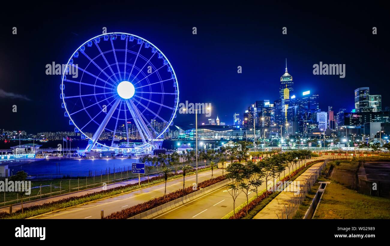 Hong kong observation wheel hi-res stock photography and images - Alamy