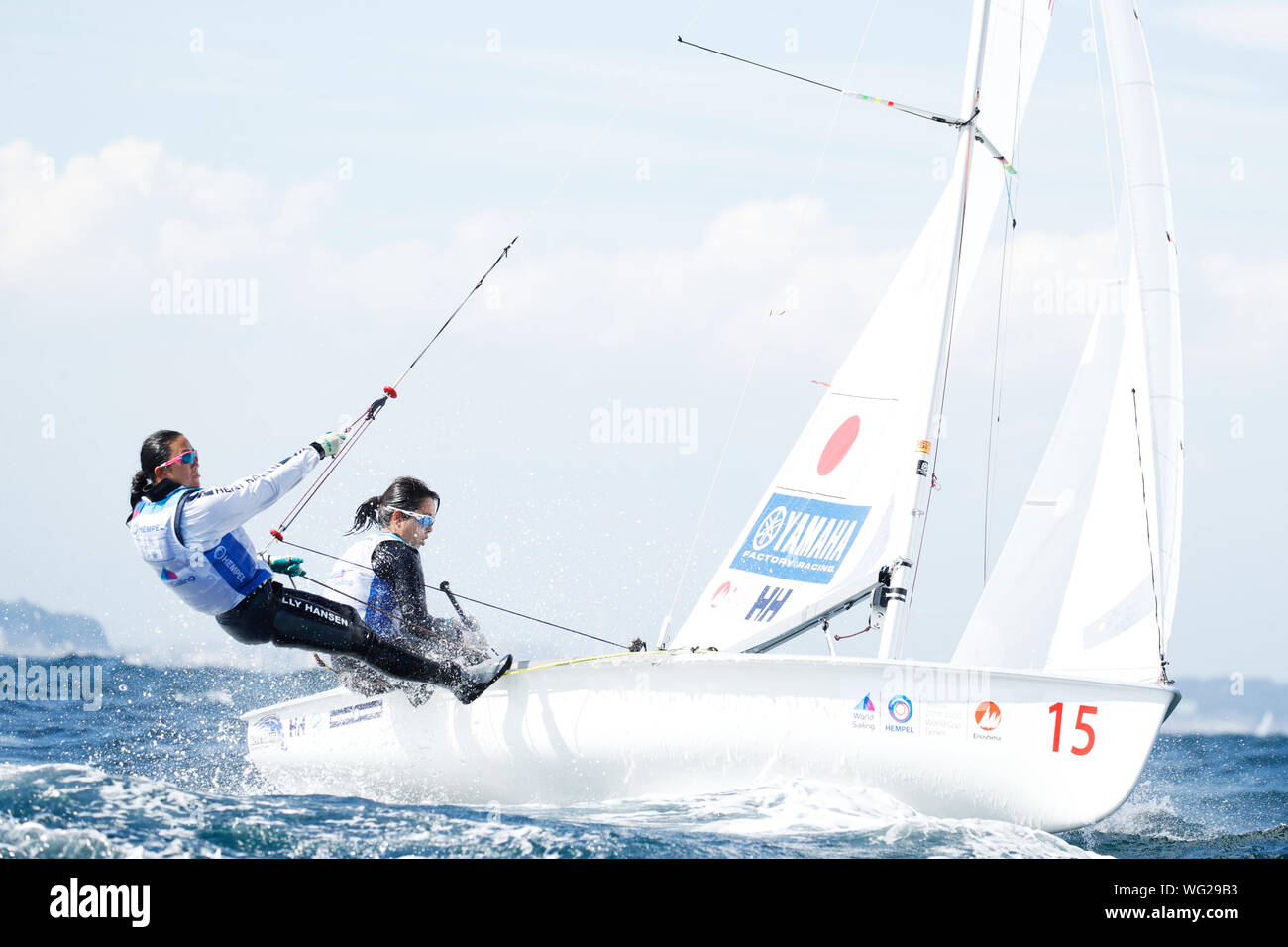 Kanagawa, Japan. 31st Aug, 2019. Mano Udagawa & Ayano Kudo (JPN ...