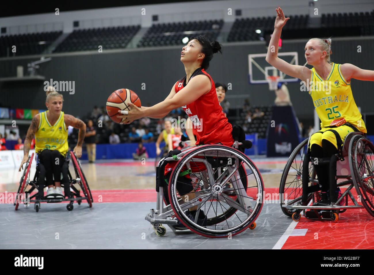 Musashino Forest Sport Plaza, Tokyo, Japan. 30th Aug, 2019. (L-R) Mari ...