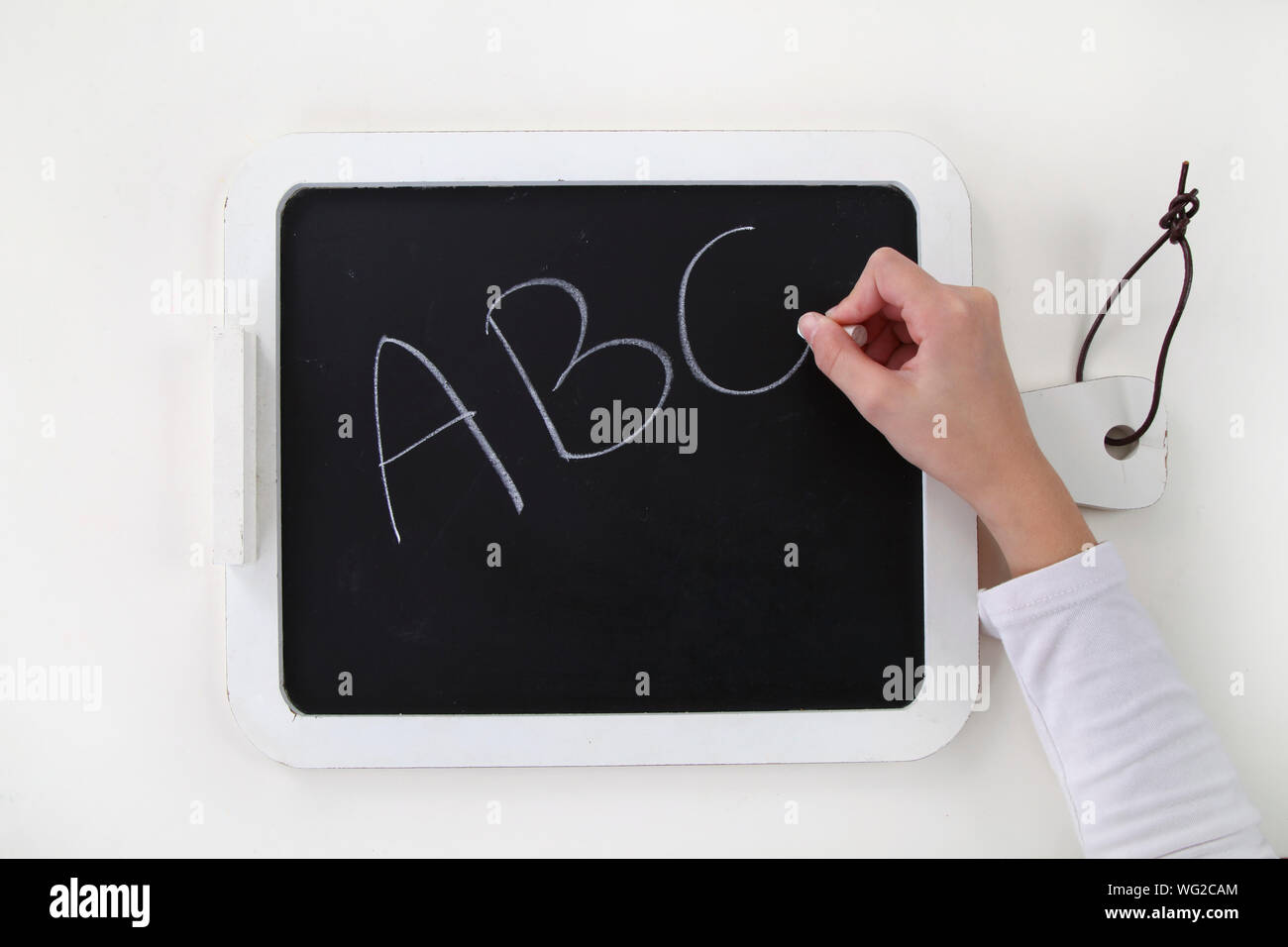 School writing slate hi-res stock photography and images - Alamy
