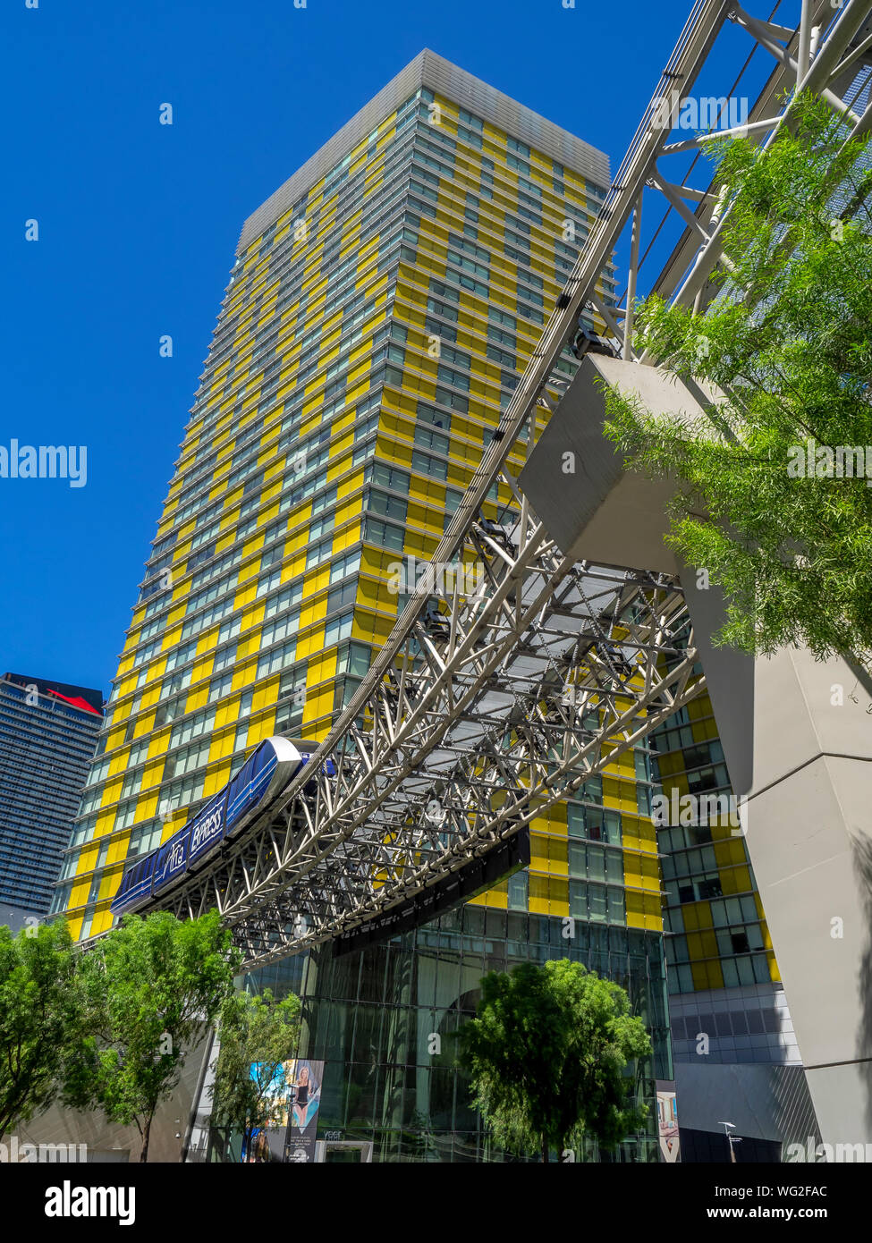 The Veer Towers at CityCenter in Las Vegas. They are twin 37-story ...