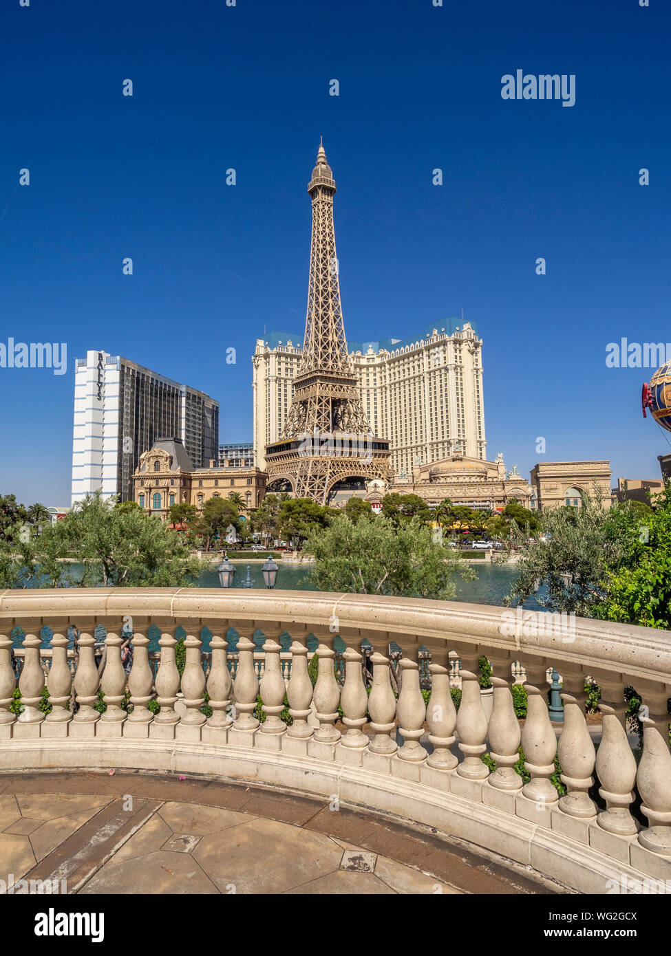 The Paris hotel in Las Vegas, Nevada. The hotel includes a half scale ...