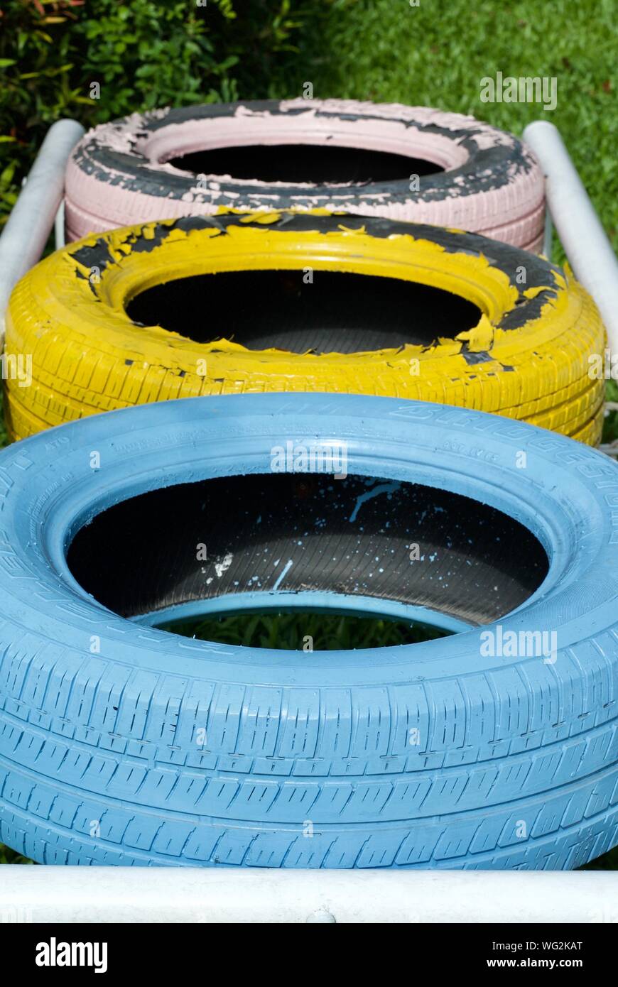 Tires Playground High Resolution Stock Photography and Images - Alamy