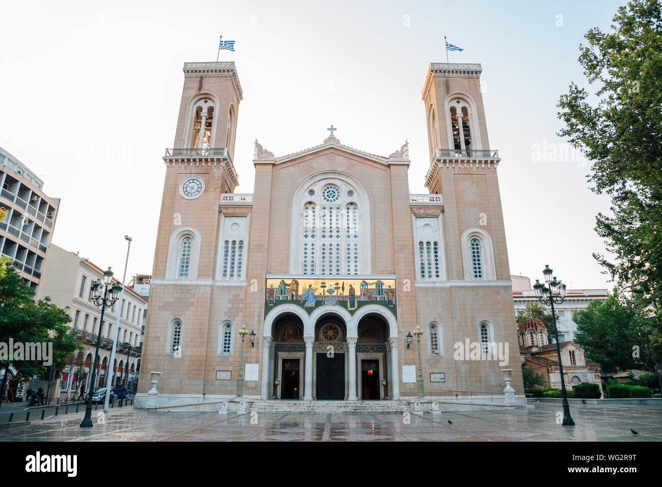 Metropolitan Cathedral of Athens in Athens, Greece Stock Photo - Alamy