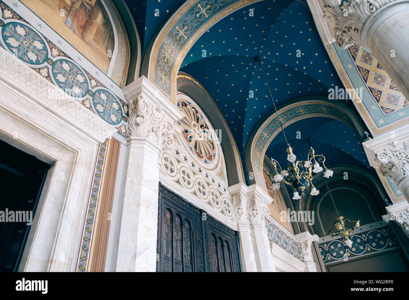 Athens, Greece - August 5, 2019 : Metropolitan Cathedral of Athens ...
