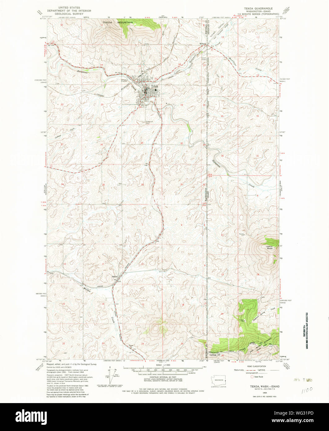 Tekoa washington hi-res stock photography and images - Alamy