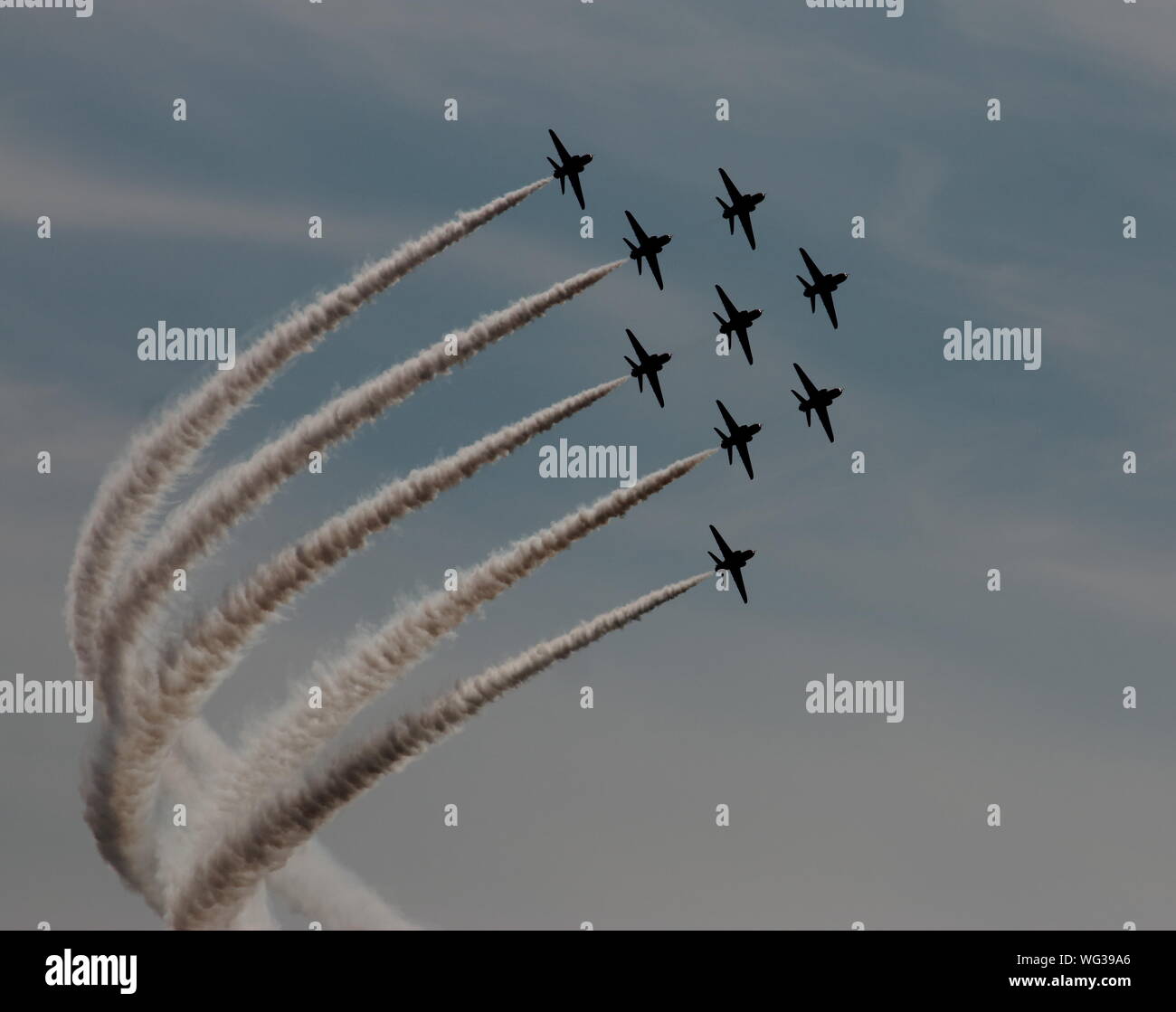 Airplanes Trails High Resolution Stock Photography and Images - Alamy