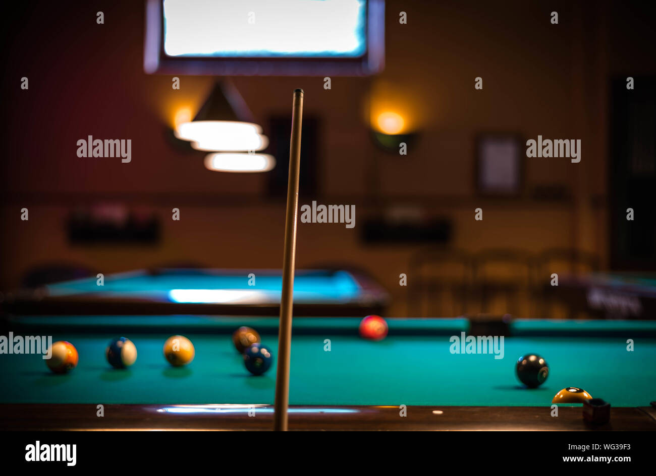 Cue up hi-res stock photography and images - Alamy