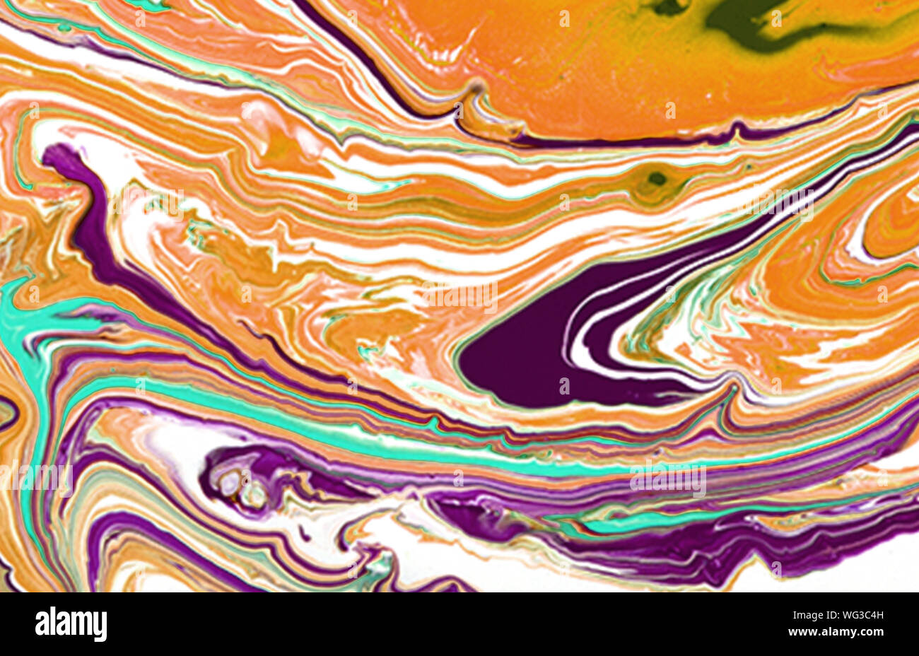 Colourful oil ink bubbles and drops. Abstract template mixed texture ...