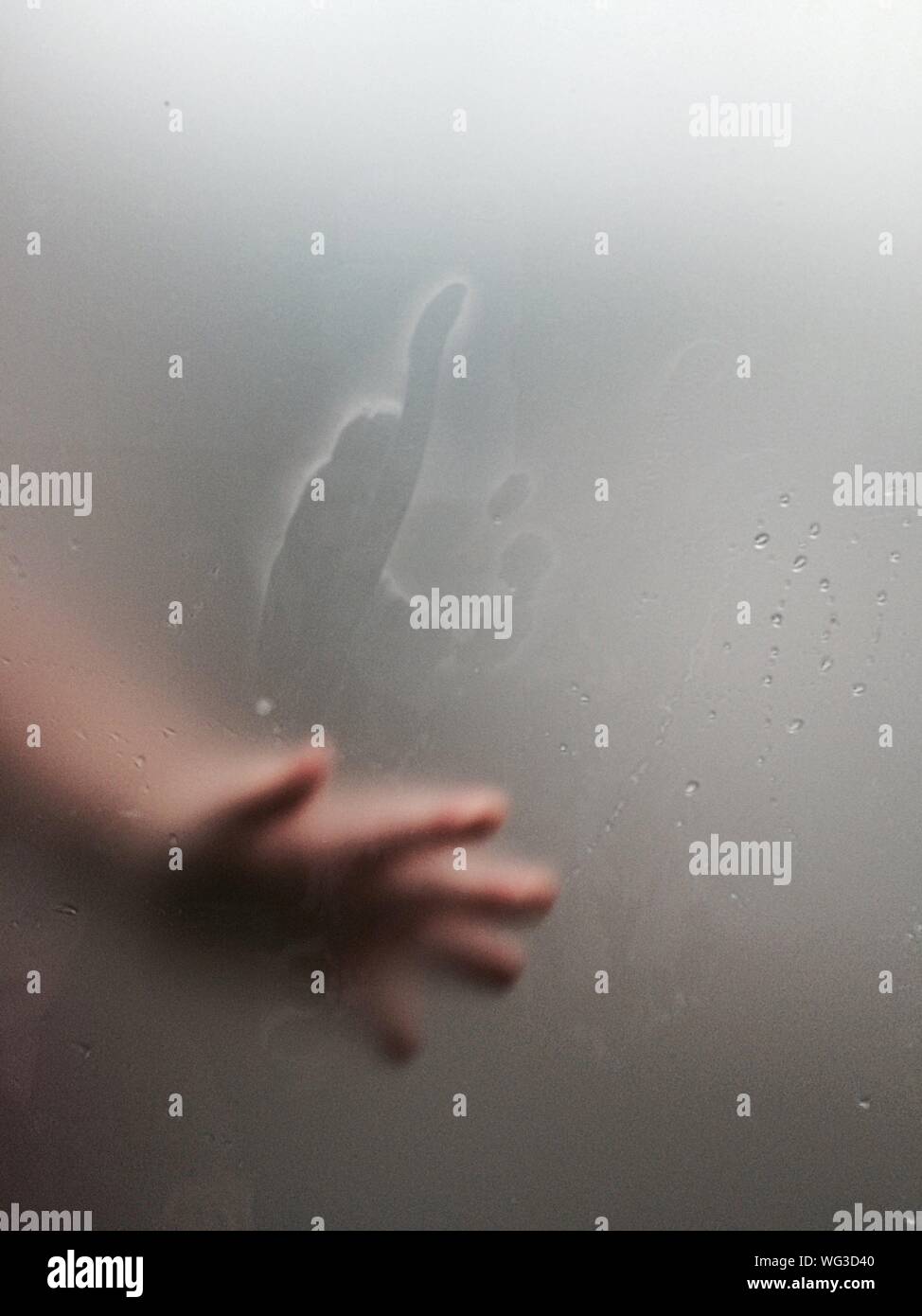 Glass hand hi-res stock photography and images - Alamy