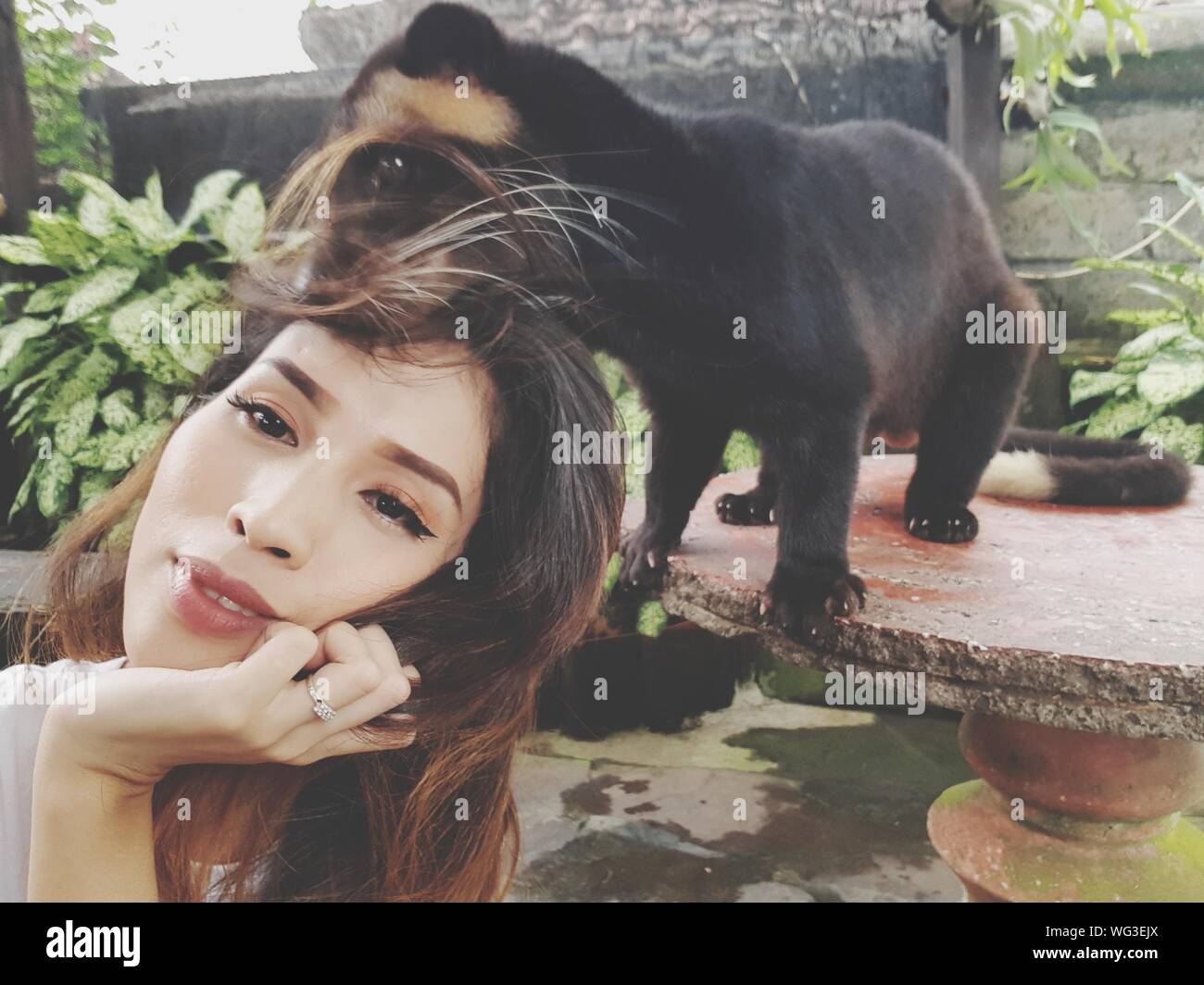Woman animal hi-res stock photography and images - Alamy