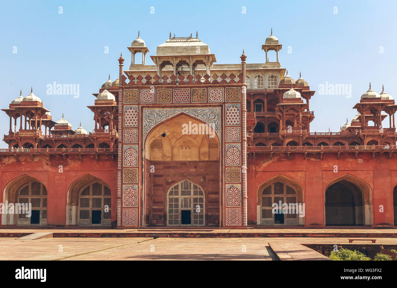 Akbar Tomb at Sikandra Agra India is a classic Mughal architecture ... Akbar Tomb at Sikandra Agra India is a classic Mughal architecture ...
