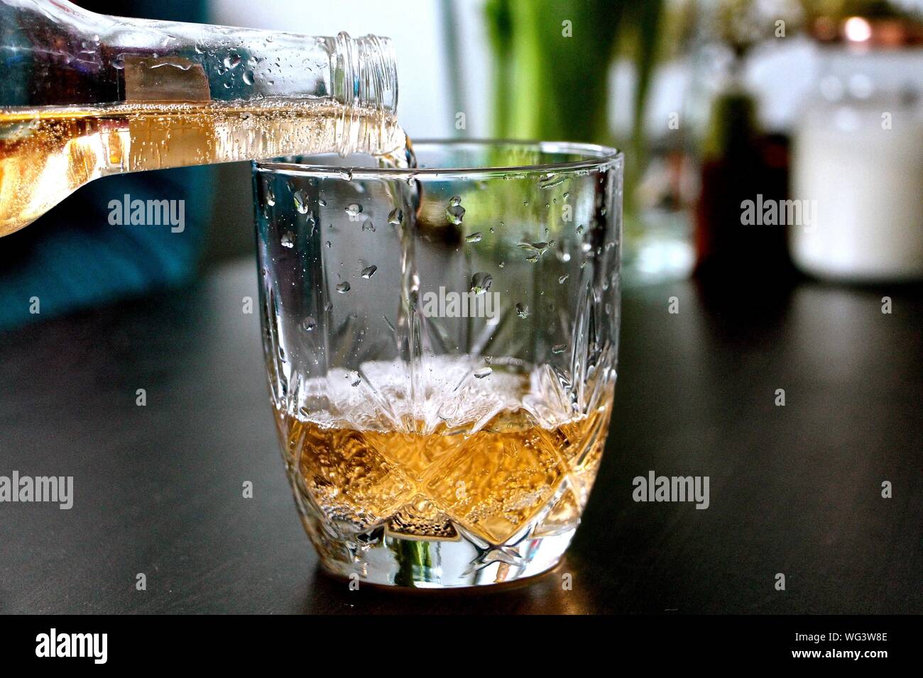 Pouring bottle beer glass hi-res stock photography and images - Alamy