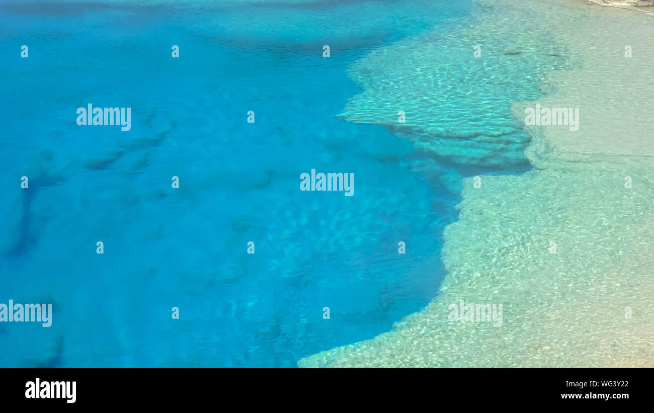 Sapphire pool yellowstone hi-res stock photography and images - Alamy