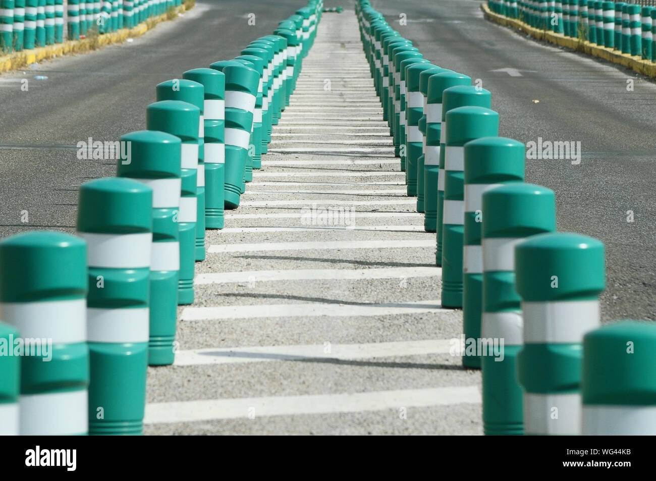 Plastic Bollards High Resolution Stock Photography and Images - Alamy