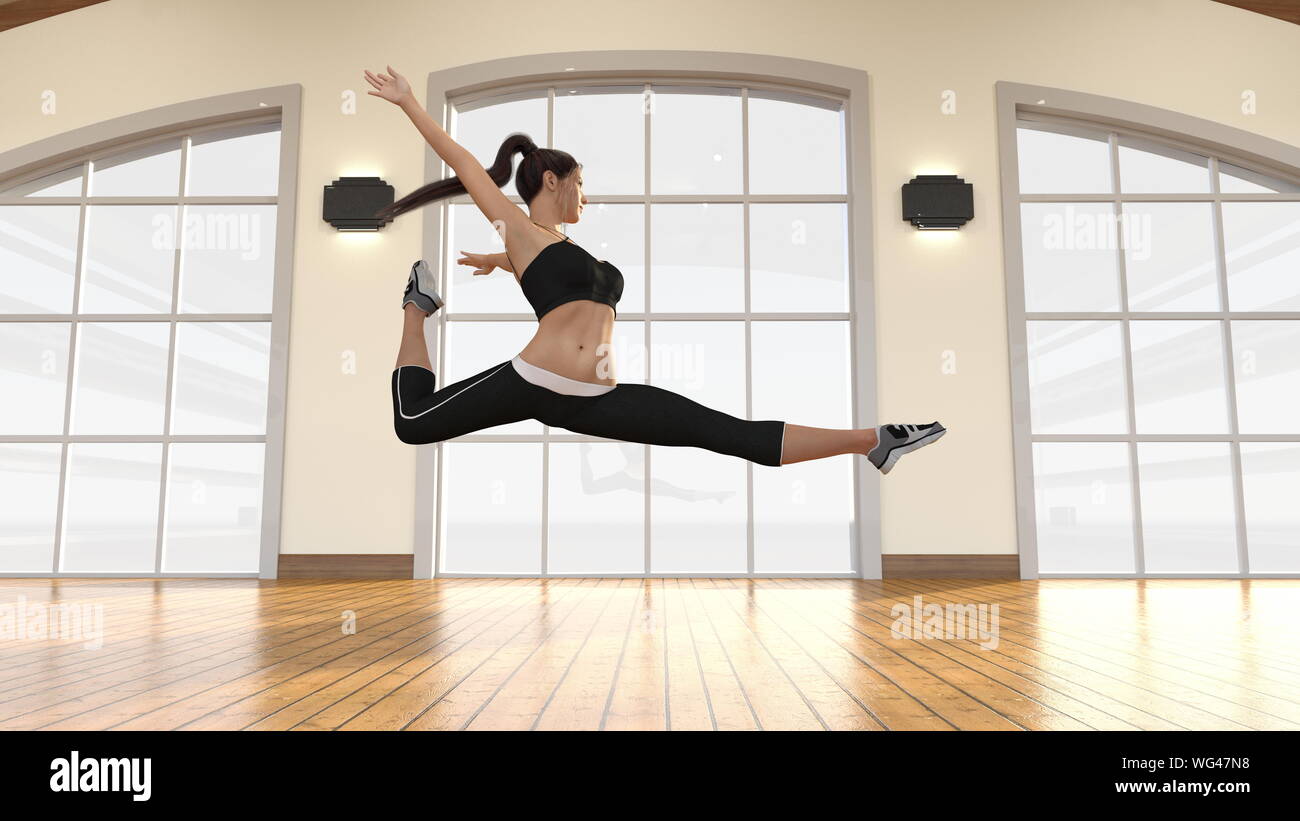 Young female teen dancer hi-res stock photography and images - Alamy