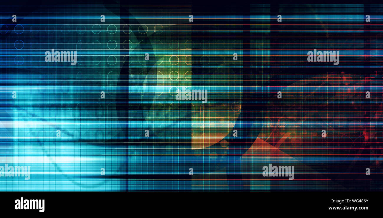 Science Technology Background as a Digital Binary Concept Stock Photo ...