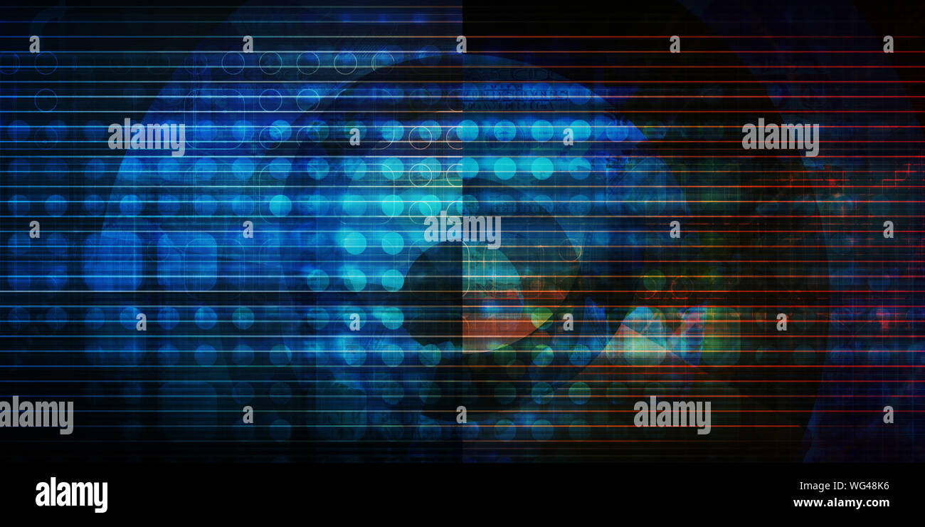 Technology Abstract as a Concept Background Art Stock Photo - Alamy