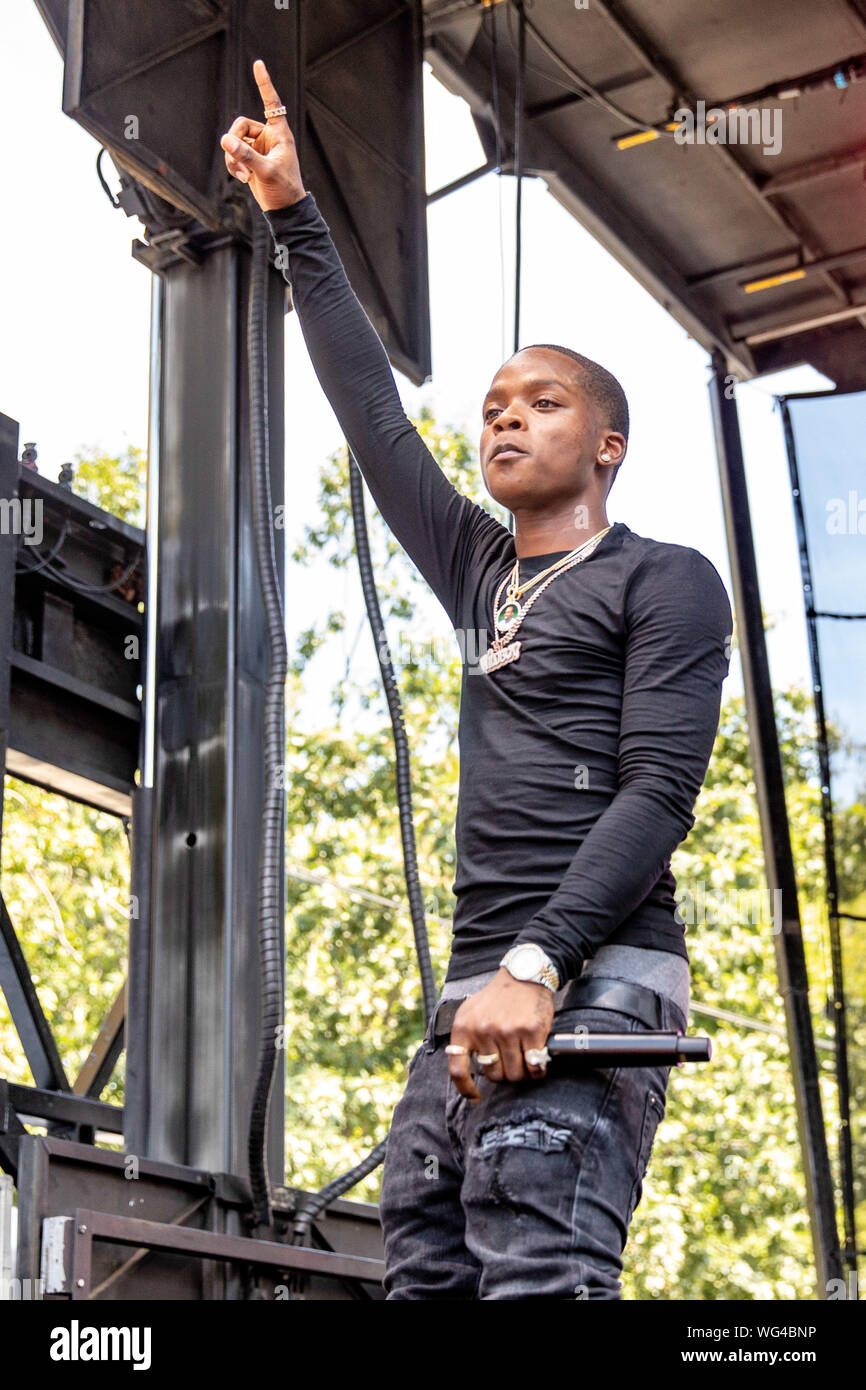 August 31, 2019, Philadelphia, Pennsylvania, U.S: Rapper CALBOY (CALVIN ...