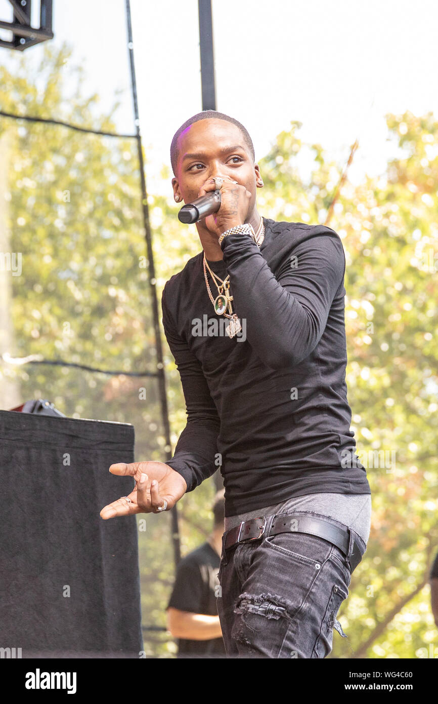 August 31, 2019, Philadelphia, Pennsylvania, U.S: Rapper CALBOY (CALVIN ...