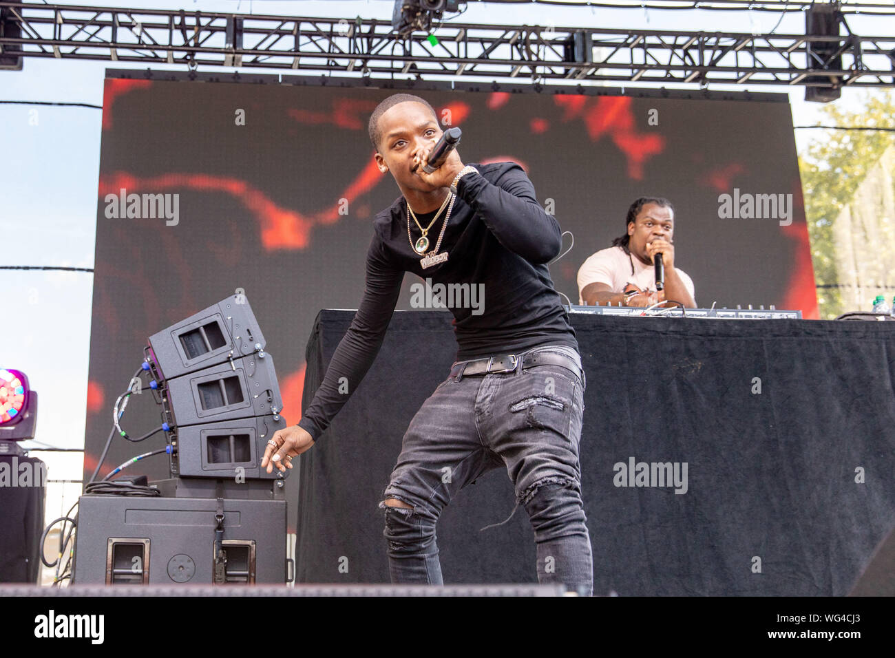 August 31, 2019, Philadelphia, Pennsylvania, U.S: Rapper CALBOY (CALVIN ...