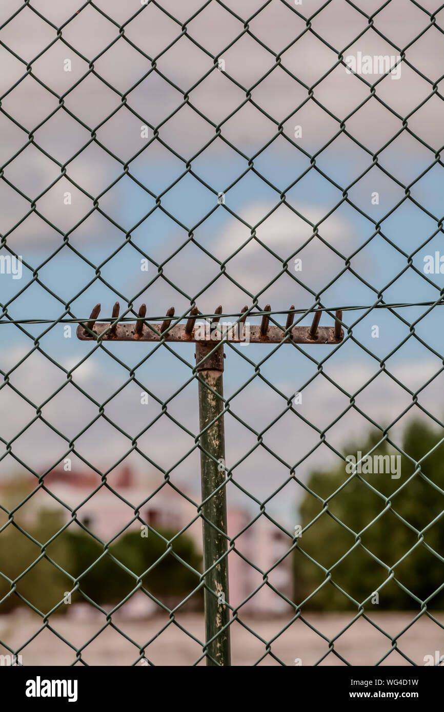 Work fence hi-res stock photography and images - Alamy
