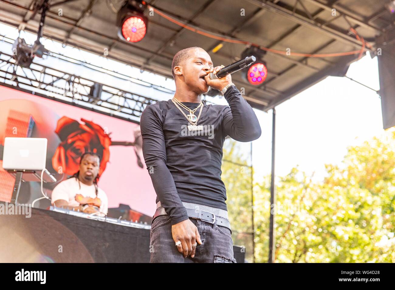 August 31, 2019, Philadelphia, Pennsylvania, U.S: Rapper CALBOY (CALVIN ...