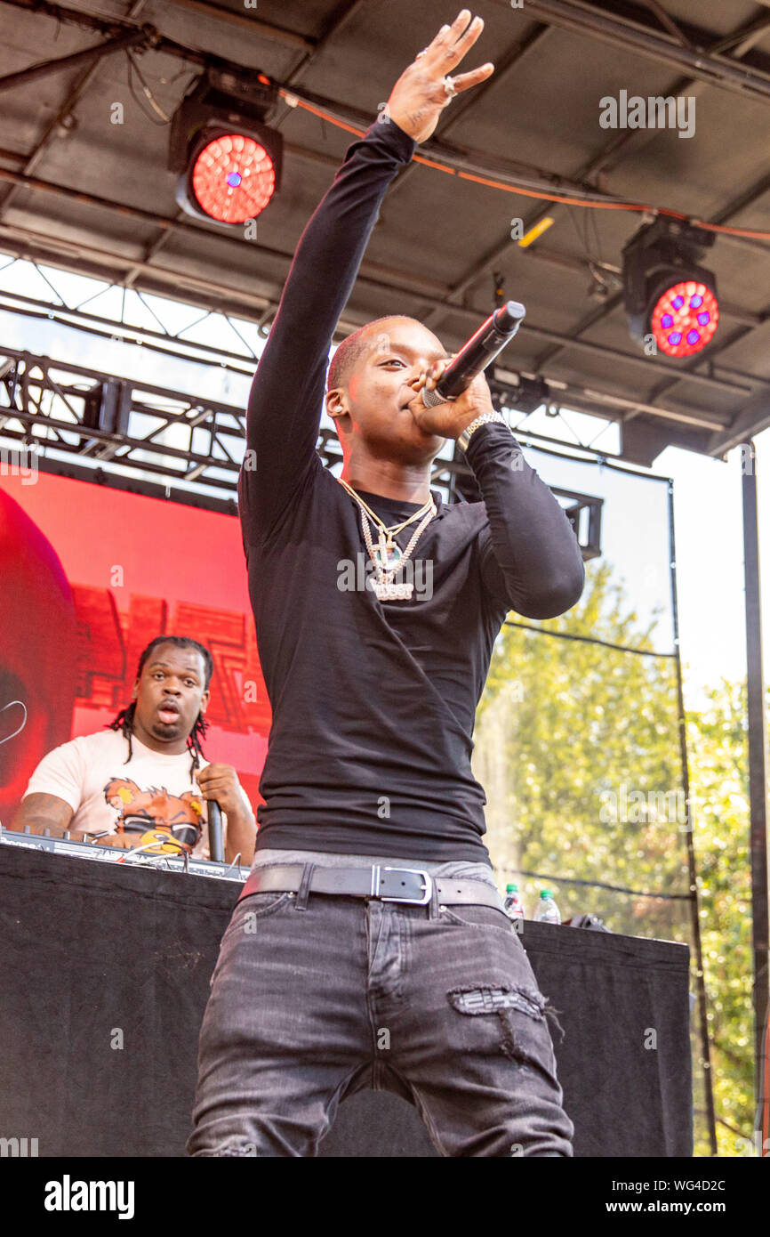 August 31, 2019, Philadelphia, Pennsylvania, U.S: Rapper CALBOY (CALVIN ...