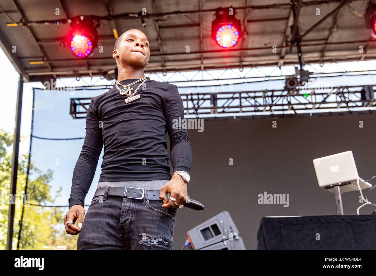 August 31, 2019, Philadelphia, Pennsylvania, U.S: Rapper CALBOY (CALVIN ...