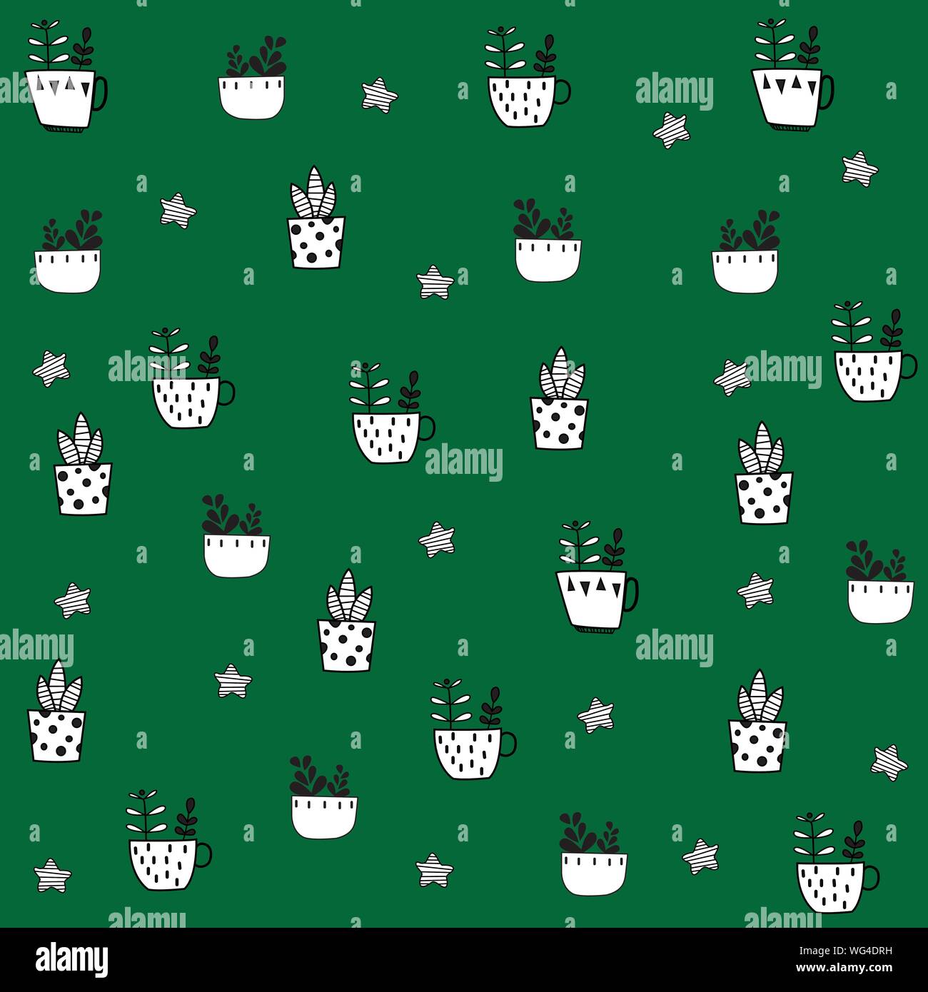 Summer flower pots Stock Vector Images - Alamy