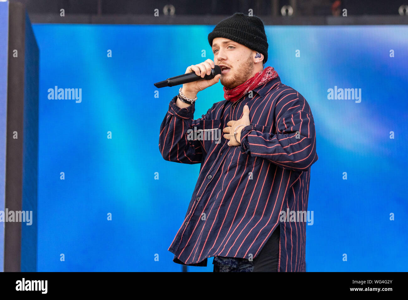 August 31, 2019, Philadelphia, Pennsylvania, U.S: Singer BAZZI (ANDREW ...