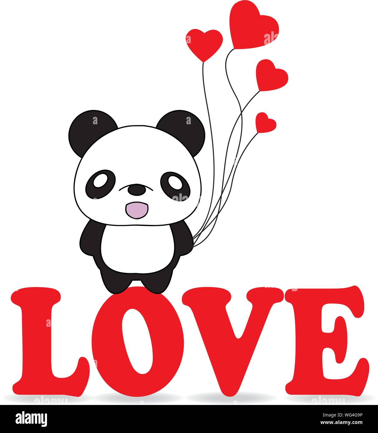 Baby panda collection cute Stock Vector Images - Alamy