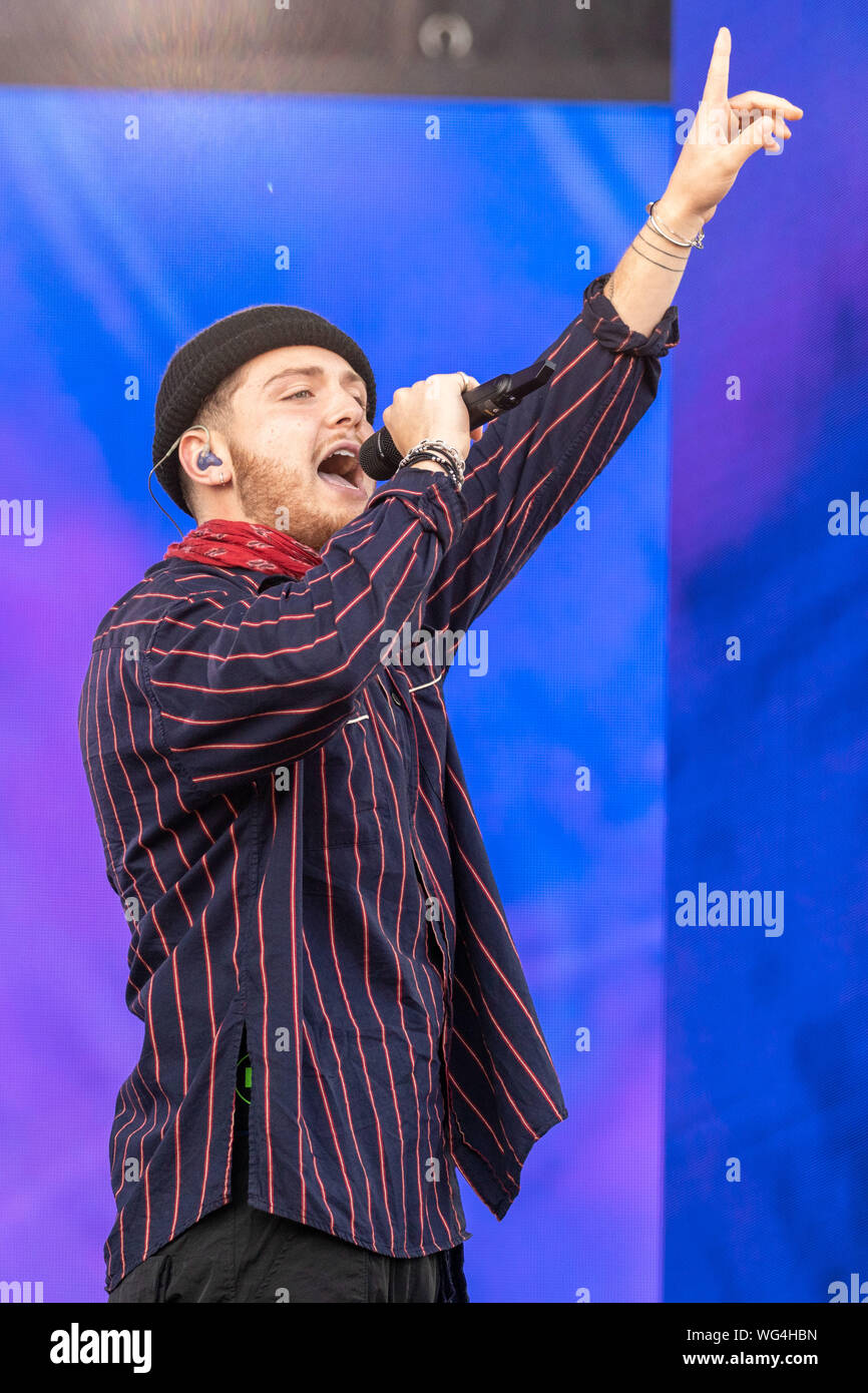 August 31, 2019, Philadelphia, Pennsylvania, U.S: Singer BAZZI (ANDREW ...