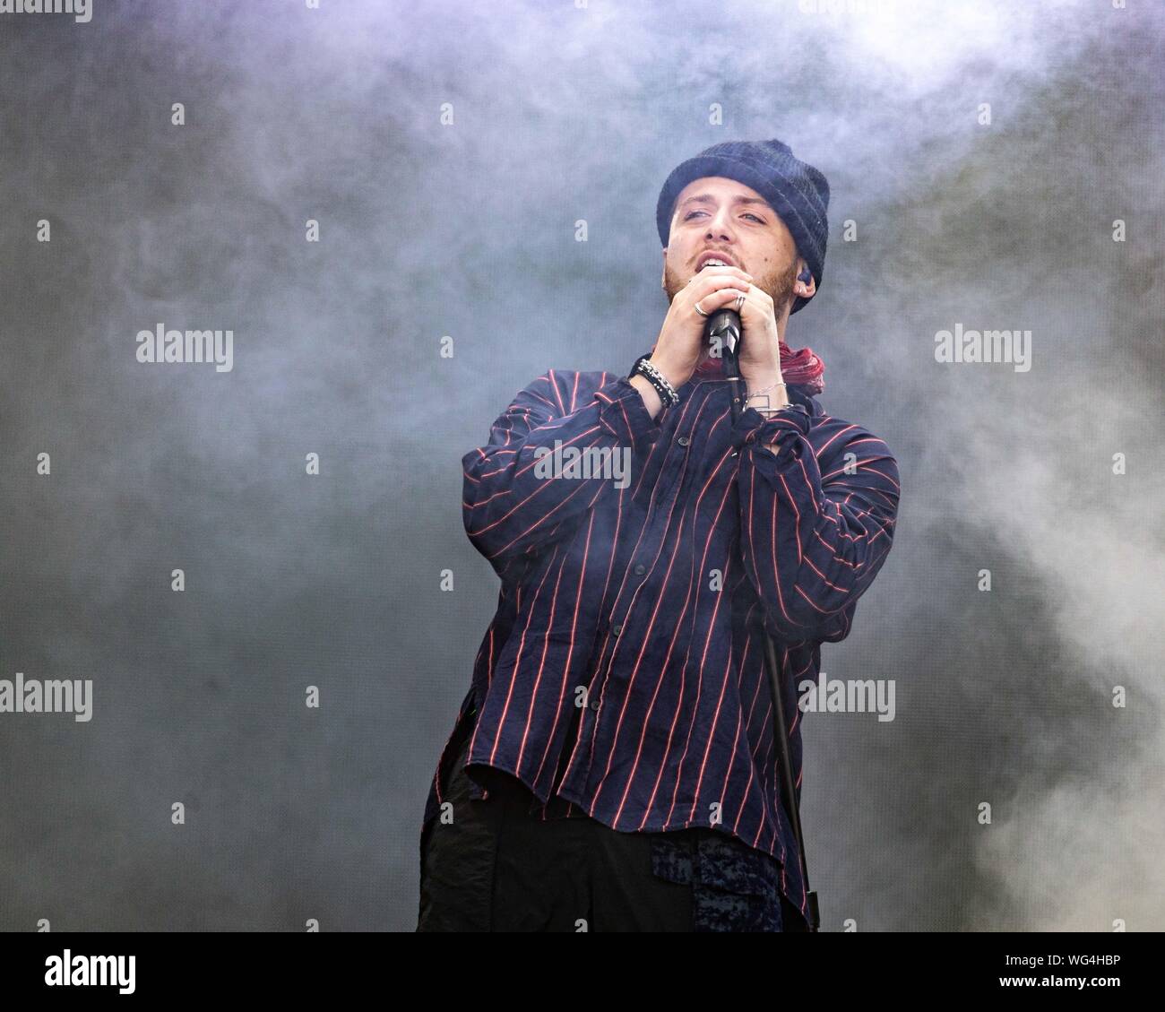August 31, 2019, Philadelphia, Pennsylvania, U.S: Singer BAZZI (ANDREW ...