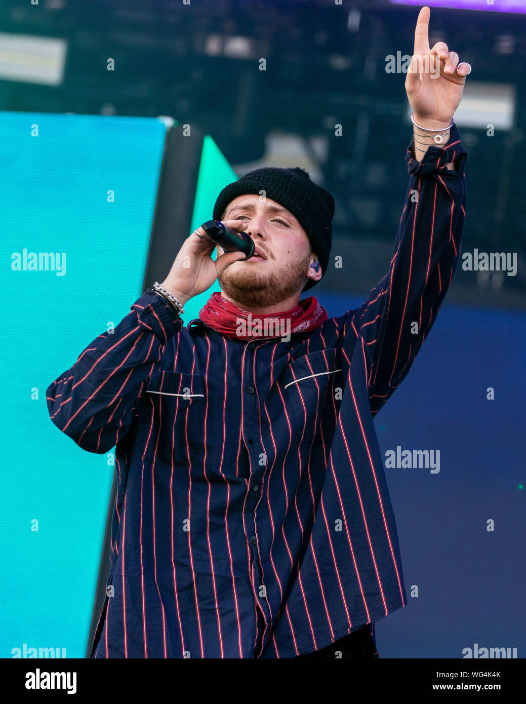 August 31, 2019, Philadelphia, Pennsylvania, U.S: Singer BAZZI (ANDREW ...