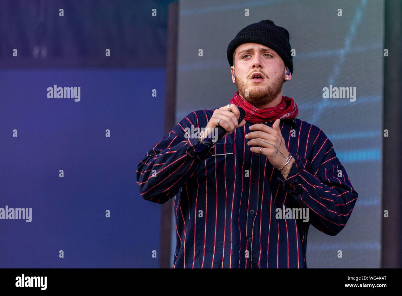 August 31, 2019, Philadelphia, Pennsylvania, U.S: Singer BAZZI (ANDREW ...