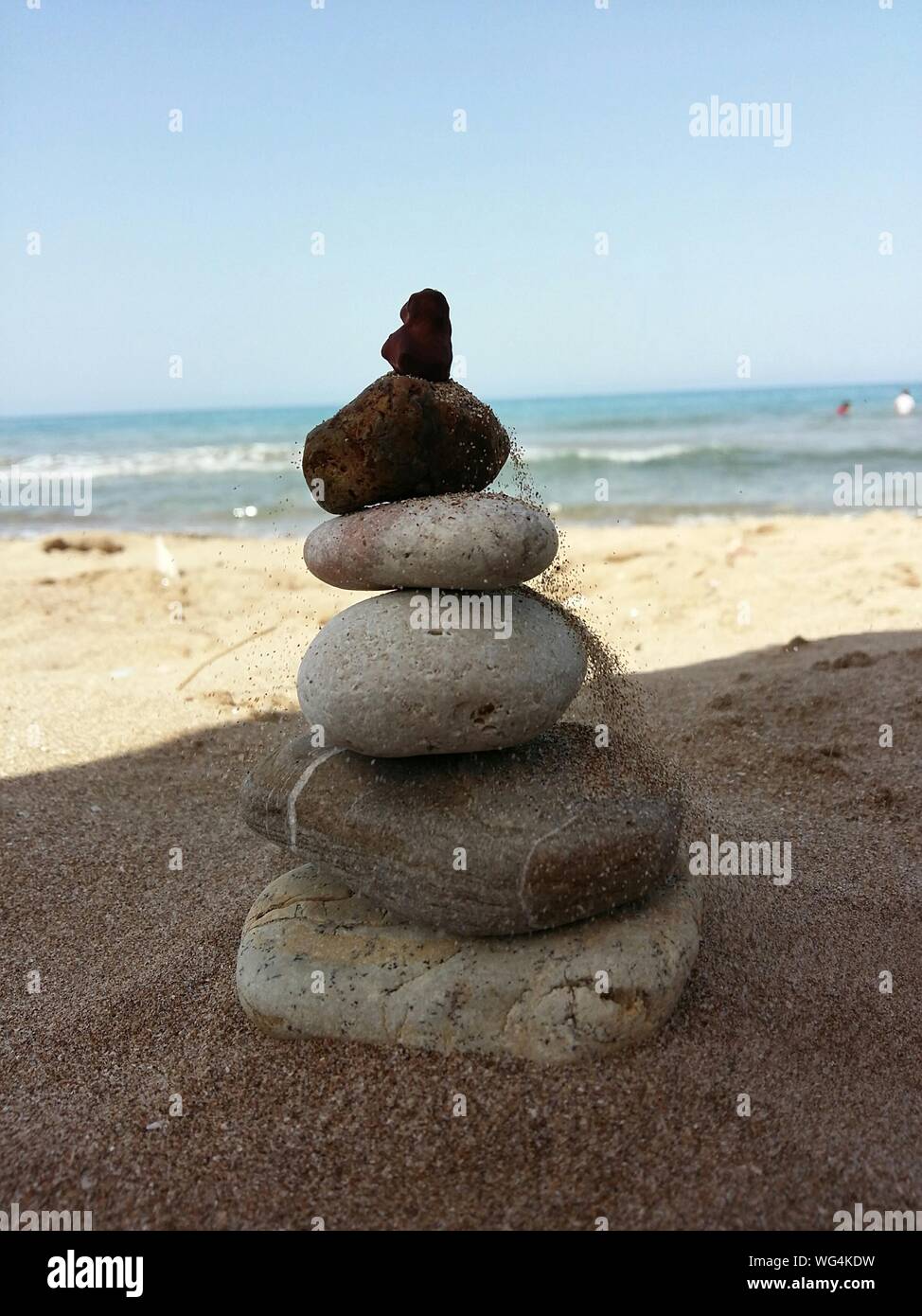 In the foreground beach with pebbles hi-res stock photography and ...